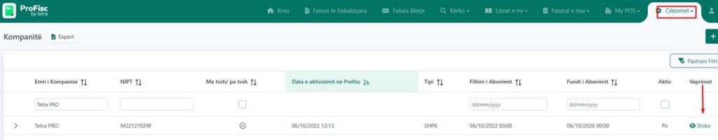 Si te ngarkojme Certifikaten elektronike ne Profisc? - ProFisc Help